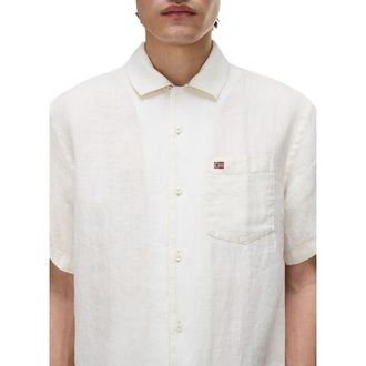 Napapijri Chemise droite G-Linen en lin