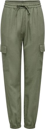 Only Damen ONLCARO MW LIN Pull-UP Cargo PNT NOOS 15310987,Oil Green,XS / 32L