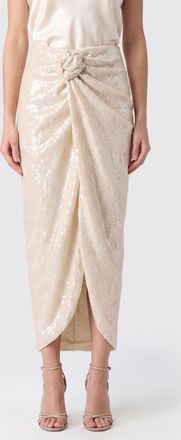 Rotate Jupe crayon midi taille haute avec sequins et fente avant