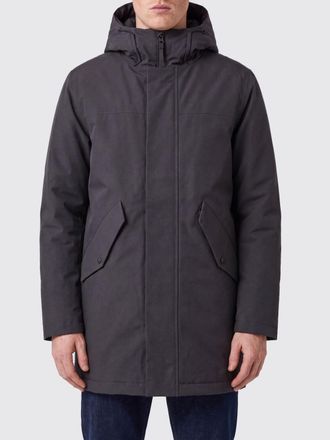 People of Shibuya Knielanger Kapuzenparka mit elastischem Saum