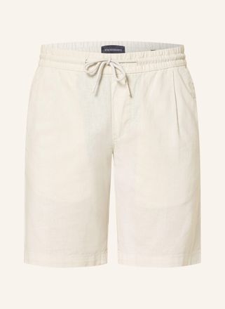 Strokesman's Strokesmans Shorts Regular Fit Mit Leinen beige