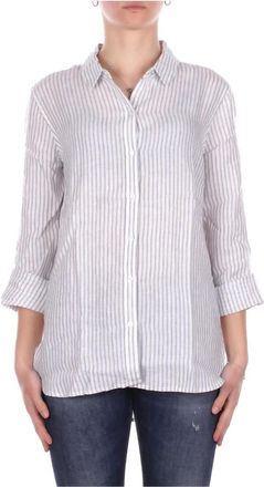 Barbour Femme, Blouses et Chemises, Multicolore, Taille: 42 FR Marine Shirt