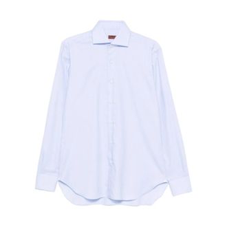 Barba Langarmhemd mit klassischem Kragen - - Shirts - Herren - Blau - L