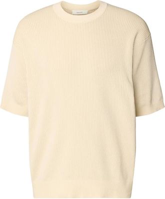 Selected Homme, Pulls, Beige, Taille: 2XL T-shirt tress&eacute; Mattis