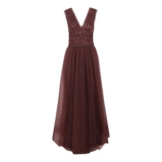 Ermanno Scervino Damen, Kleider, Braun, SGr&ouml;&szlig;e