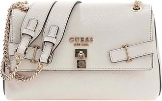 Guess sac &agrave; &eacute;paule bandouli&egrave;re Yesba Convertible Xbody Flap Cream White &eacute;cru