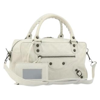 Balenciaga Sac &agrave; main vintage Pre-owned - Femme - Pre-owned - Blanc - Taille: ONE Size