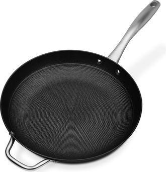 GSW 716482 Bratpfanne Robusta, Gusseisen, Edelstahl rostfrei - ø 32cm