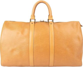 Louis Vuitton Crossbody Bags - Louis Vuitton Beige Epi Leather Keepall 45 - Gr. unisize - in Beige - f&uuml;r Damen