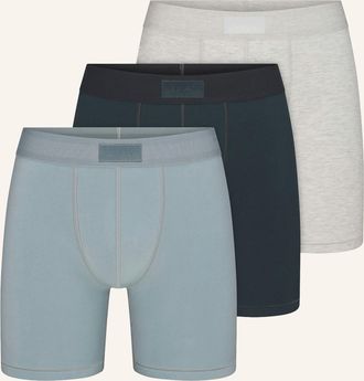 SKIMS Skims 3er-Pack Boxershorts Skims Cotton grau