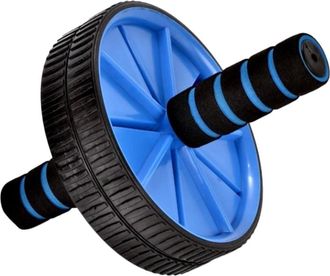 Holibanna Ciieeo Doppelrad Bauchmuskeltrainer ab Wheel Roller Leises Fitnessger&auml;t f&uuml;r Effektives Rumpftraining Blau f&uuml;r Zuhause und Ausdauertraining