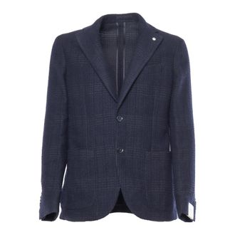 Luigi Bianchi Mantova Tailored Blazer - - Jackets - Herren - Blau - L