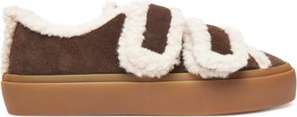 INUIKII Sneakers Inuikii Shearling Low Velcro 1001.001.0231 Braun
