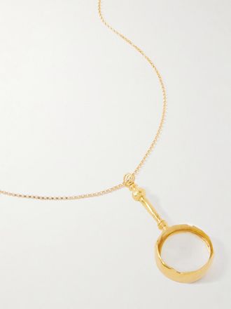 ALIGHIERI The Poets Lens Vergoldete Kette Aus Recycelter Bronze