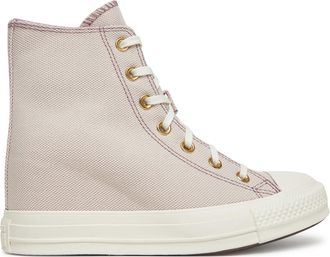 Converse Sneakers aus Stoff Converse Chuck Taylor All Star Wedge Platform Gold A12763C Rosa