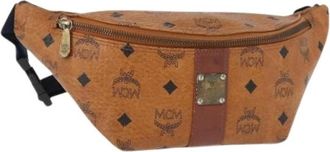MCM unisex, Pre-owned, Brun, Taille: ONE Size Sac Banane Bandouli&egrave;re en Toile Pre-owned