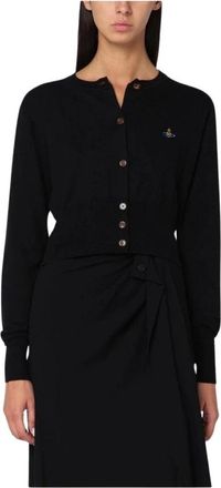 Vivienne Westwood Femme, Pulls, Noir, Taille: 40 FR Bea Cardigan