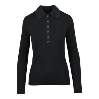 Courr&egrave;ges Strickpullover mit Rundhalsausschnitt - - Knitwear - Damen - Schwarzk - M