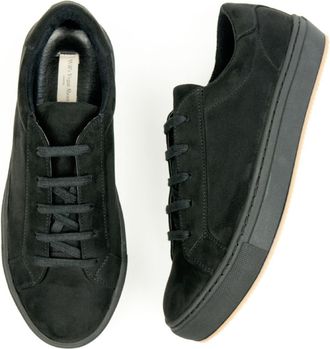 Will&rsquo;s Vegan Store Damen vegan Sneaker Vegan Wildleder Schwarz