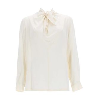 Max Mara Badia Seidencharming-Bluse - - Blouses & Shirts - Damen - Beige - M