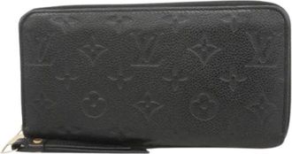 Louis Vuitton unisex, Pre-owned, Noir, Taille: ONE Size Portefeuille en tissu Vintage Pre-owned