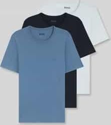 HUGO BOSS Slim Fit T-Shirts aus reiner Baumwolle im 3er-Pack