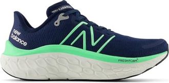 New Balance Chaussures de course Fresh Foam X Kaiha pour homme, Bleu marine/jade &eacute;lectrique/reflet, 45.5 EU