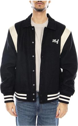 HUF Huf, Homme, Vestes, Noir, Taille: M Classic H Varsity Jacket