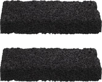 Cabilock 2 St&uuml;ck Lavastein Aromadiffusor aus Schwarzem Vulkangestein 10X5X15cm Nat&uuml;rlicher Duftstein f&uuml;r &Auml;therische &Ouml;le Yoga und Meditationszubeh&ouml;r Raumduft f&uuml;