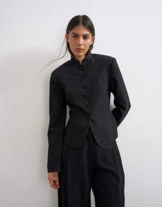 Topshop Veste style hussard densemble - Noir