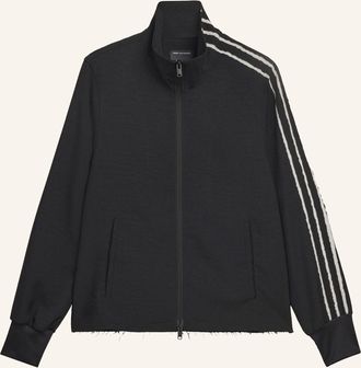 Yohji Yamamoto Y-3 Sport Uniform Raw Cut 3-Streifen Trainingsjacke schwarz