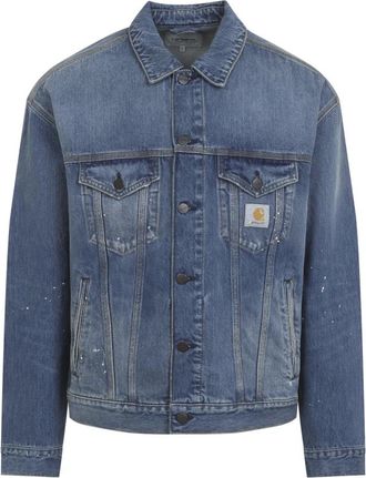 Carhartt Work in Progress Homme, Vestes, Bleu, Taille: M Helston Jacket