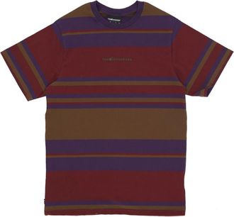 The Hundreds Homme, Tops, Rouge, Taille: XL Stone Stripe Tee