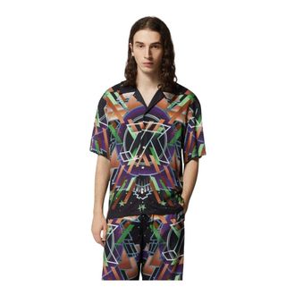 John Richmond Homme, Chemises, Multicolore, Taille: S Printed Shirt
