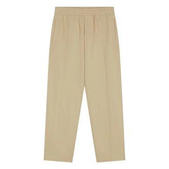 Olaf Hussein Slim Elasticated Pant - - Trousers - Herren - Beige - XS