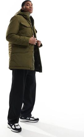 G-Star Vodan - Longline-Parka in Olivgrün