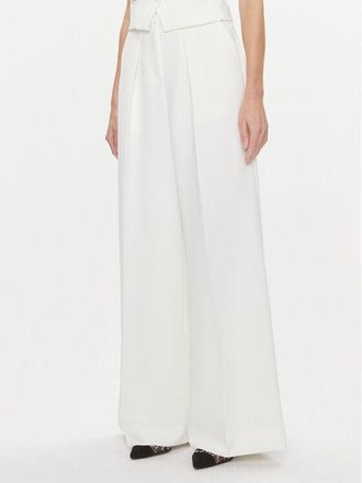 Karl Lagerfeld Palazzohose 240W1006 Weiß Relaxed Fit