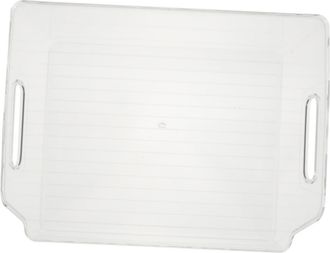 TOPBATHY Transparente Aufbewahrungsbox aus Acryl für Schallplatten und CDs Großer Desktop Organizer mit Stabiler Konstruktion für Büro Studium und Zuhause Prak