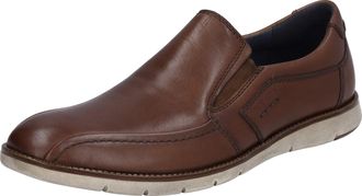 Josef Seibel Herren Slipper Tyler 38,Weite G (Normal),Wechselfußbett,freitzeitschuhe,offener einschlupf,Mokassins,Slides,Braun (Cognac),43 EU