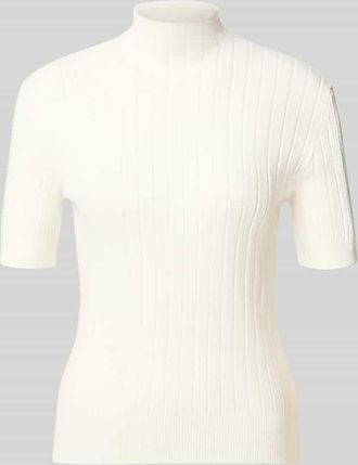 More & More Bluse aus Viskose-Mix in Strick-Optik