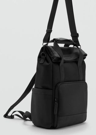 Mango Sac &agrave; dos noir multifonction noir - Homme - Taille unique - MANGO MAN