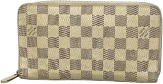 Louis Vuitton unisex, Pre-owned, Blanc, Taille: ONE Size Portefeuille en tissu Pre-owned