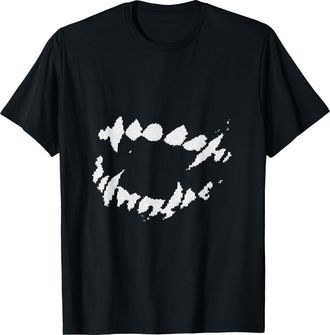 Hello Kitty Y2K Teeth - Grunge Bite Wolf Dark Streetwear Look 2000er T-Shirt
