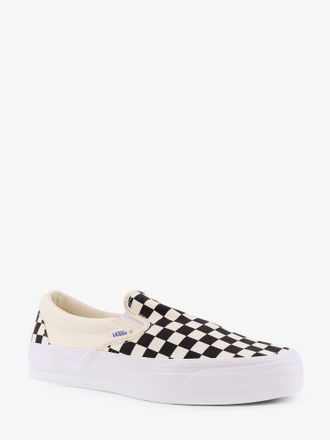 Vans Mens Sneakers Reisseu 98 Lx White Canvas Canvas-Rubber Trainers Canvas/rubber