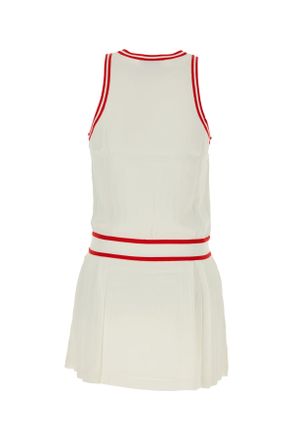 Sporty & Rich Womens Dress White Viscose