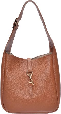 Anna Luchini Braun Rindsledertasche