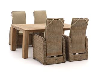 Intenso Furniture Intenso Umbria/ROUGH-X 200 cm Gartenm&ouml;bel-Set 5-teilig verstellbar