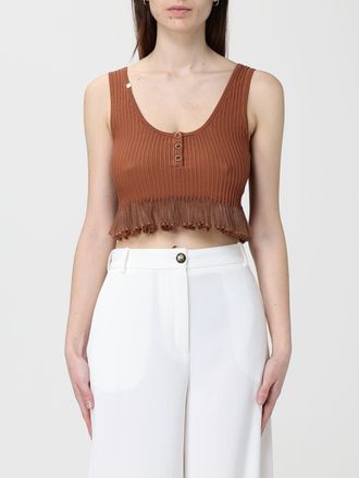 Elisabetta Franchi Top ELISABETTA FRANCHI Femme couleur Marron