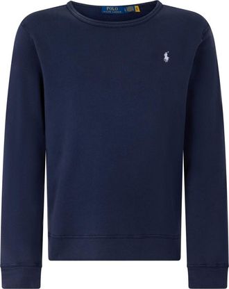 Polo Ralph Lauren Homme, Sweatshirts et sweats &agrave; capuche, Bleu, Taille: M SweaT-shirt en m&eacute;lange de coton et de polyester