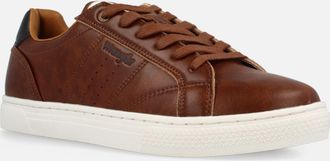 Wrangler Sneaker WRANGLER RITCHY MEN LOW, Herren, Gr. 40, tortoise shell, Synthetik, Schuhe Sneaker
